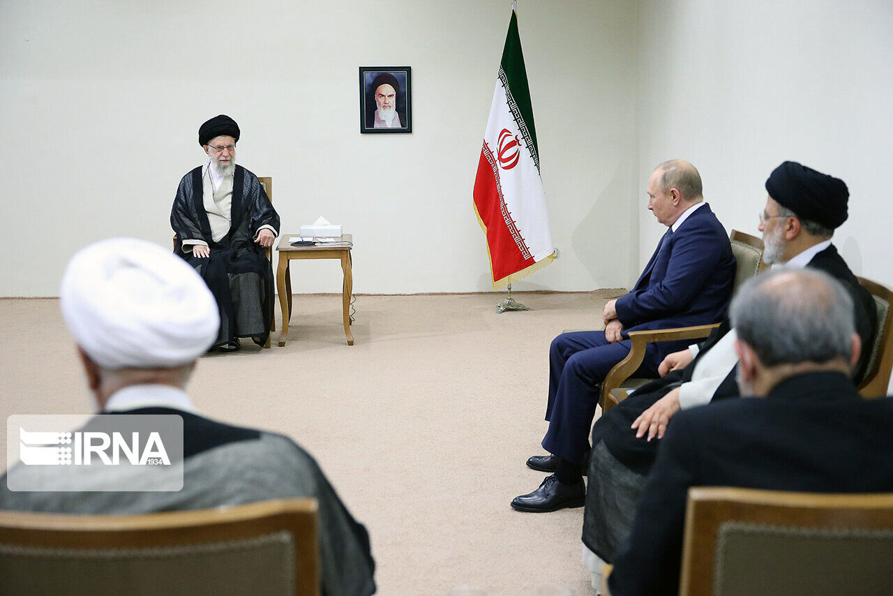 IRNA English - Supreme Leader’s meeting with Russian President