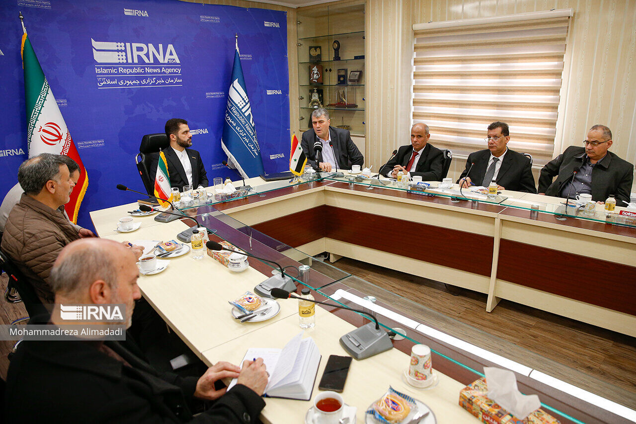 IRNA English - Meetings of IRNA chief with Syrian media delegation and ...