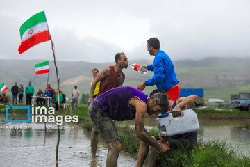 IRNA English - Football in paddy field