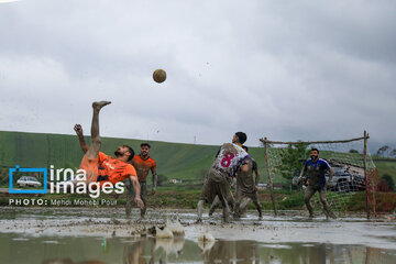 IRNA English - Football in paddy field