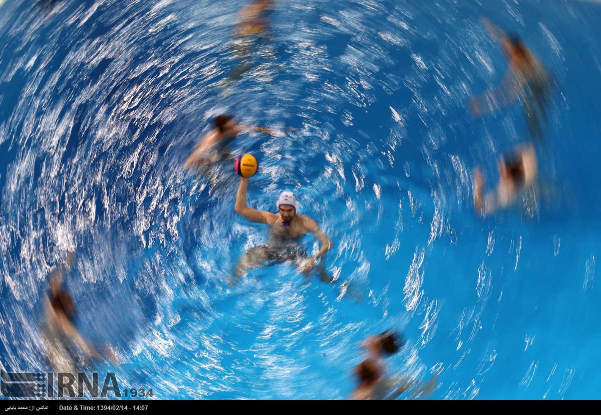 Iranian national water polo team practice - IRNA English