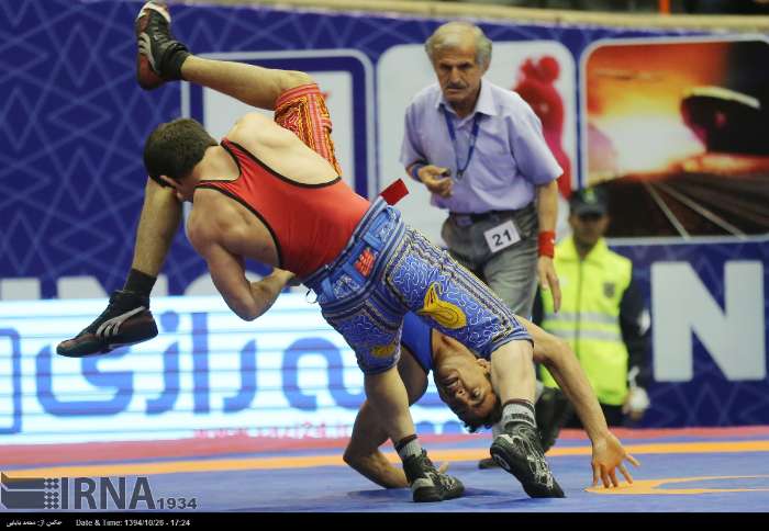 IRNA English - Second day of International Takhti Wrestling Championship