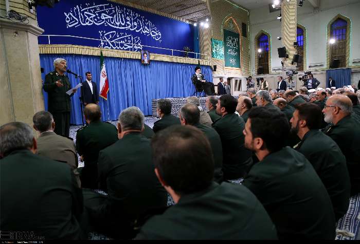 Leader receives IRGC commanders - IRNA English