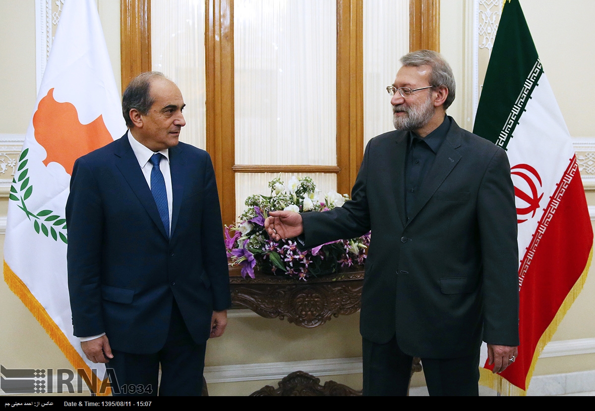 IRNA English - Iranian, Cypriot parliament speakers attend joint press ...