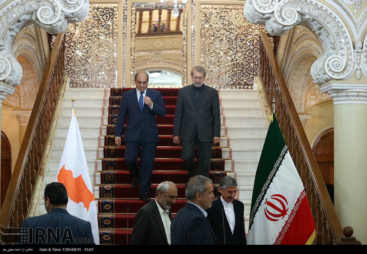 IRNA English - Iranian, Cypriot parliament speakers attend joint press ...