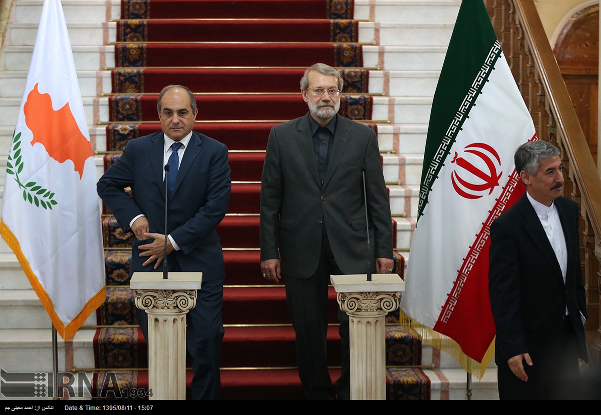 IRNA English - Iranian, Cypriot parliament speakers attend joint press ...