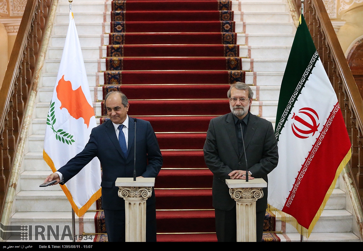 IRNA English - Iranian, Cypriot parliament speakers attend joint press ...