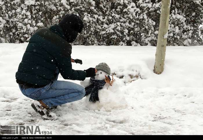 IRNA English - Snow covers several Iranian cities