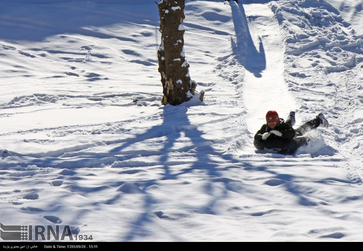 IRNA English - Snow covers several Iranian cities
