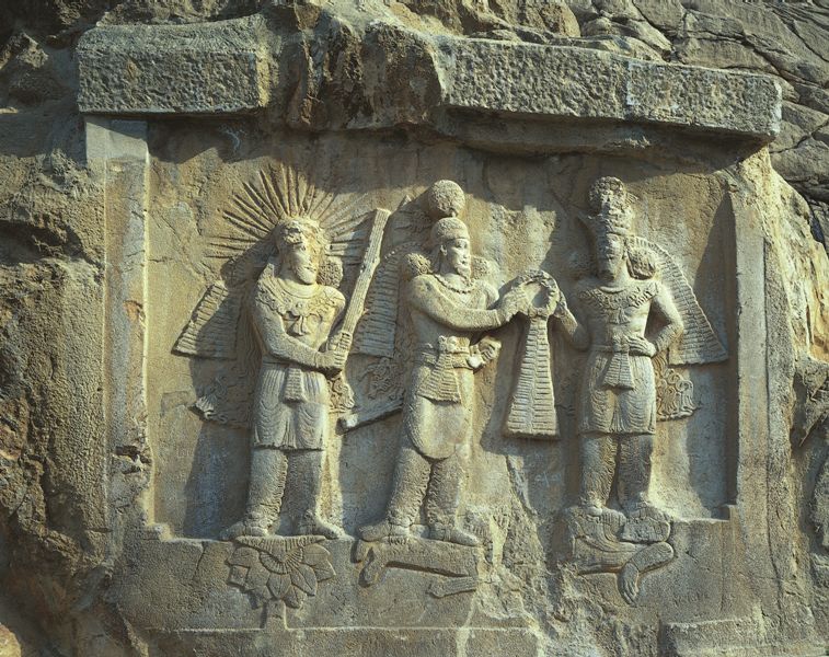 محوطه تاريخي طاق بستان يادگاري از دوران ساساني و نمادي از فرهنگ و تمدن ...