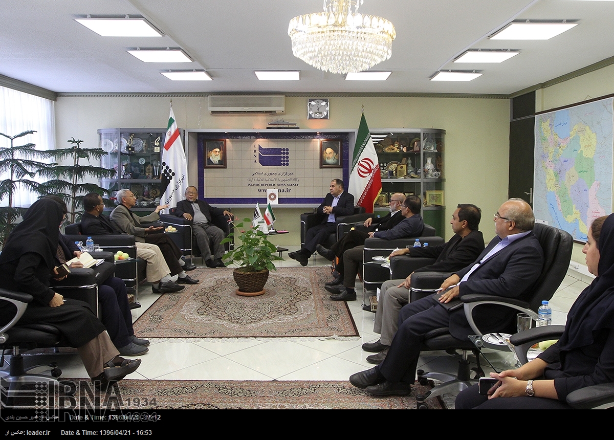 Malaysian communications professors tour IRNA headquarters in Tehran on ...