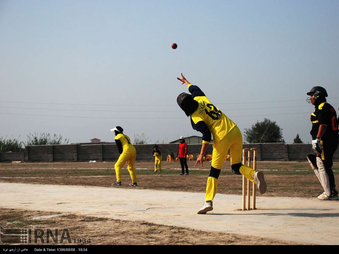IRNA English - Women's cricket competition in northern Iran