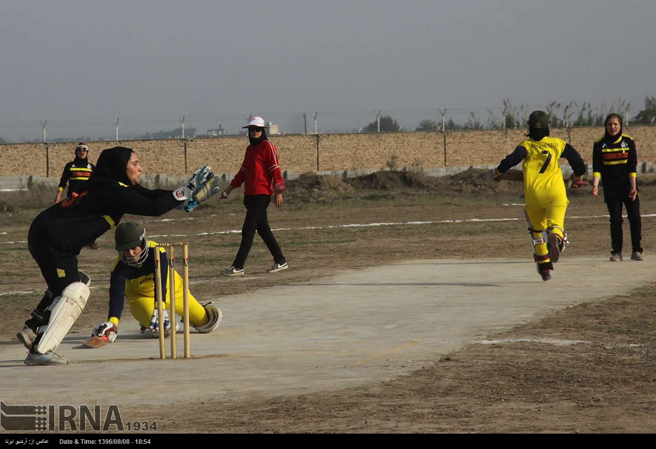 IRNA English - Women's cricket competition in northern Iran