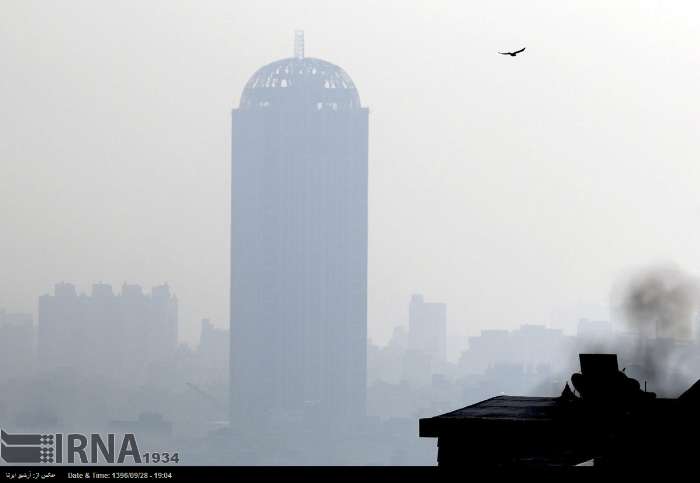 IRNA English - Air pollution in major Iranian cities