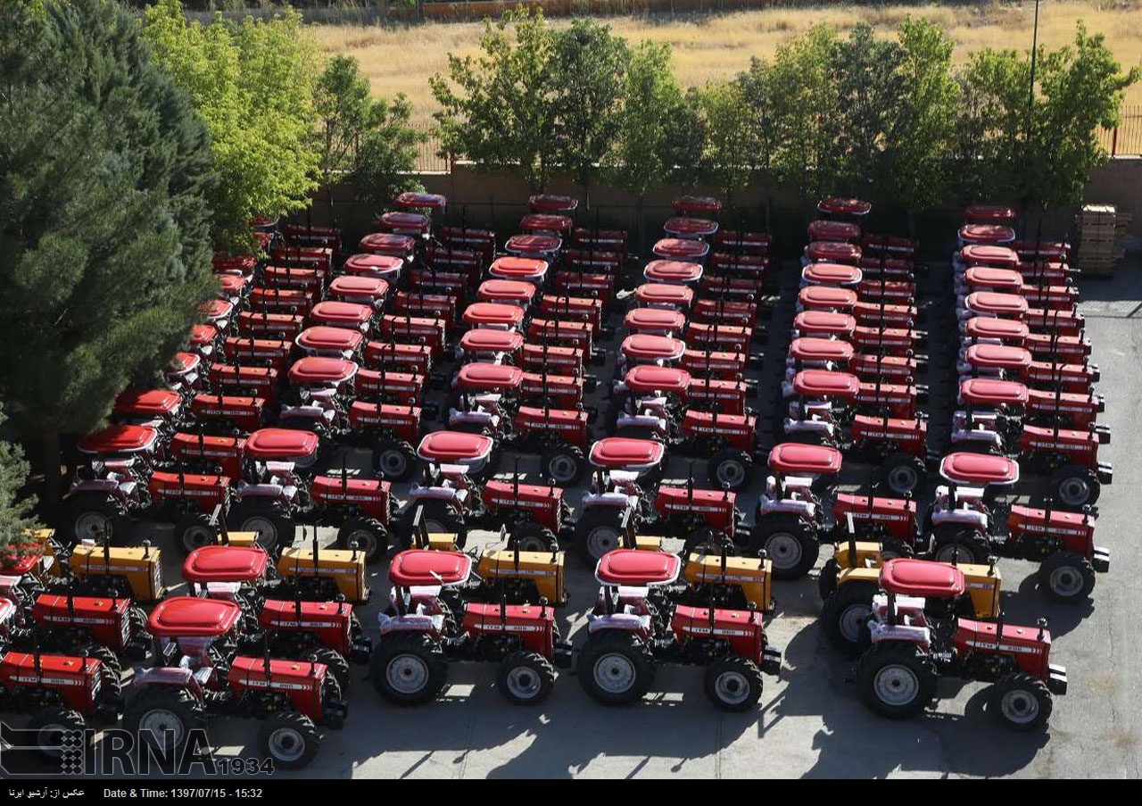 IRNA English - Tractor manufacturing company in western Iran