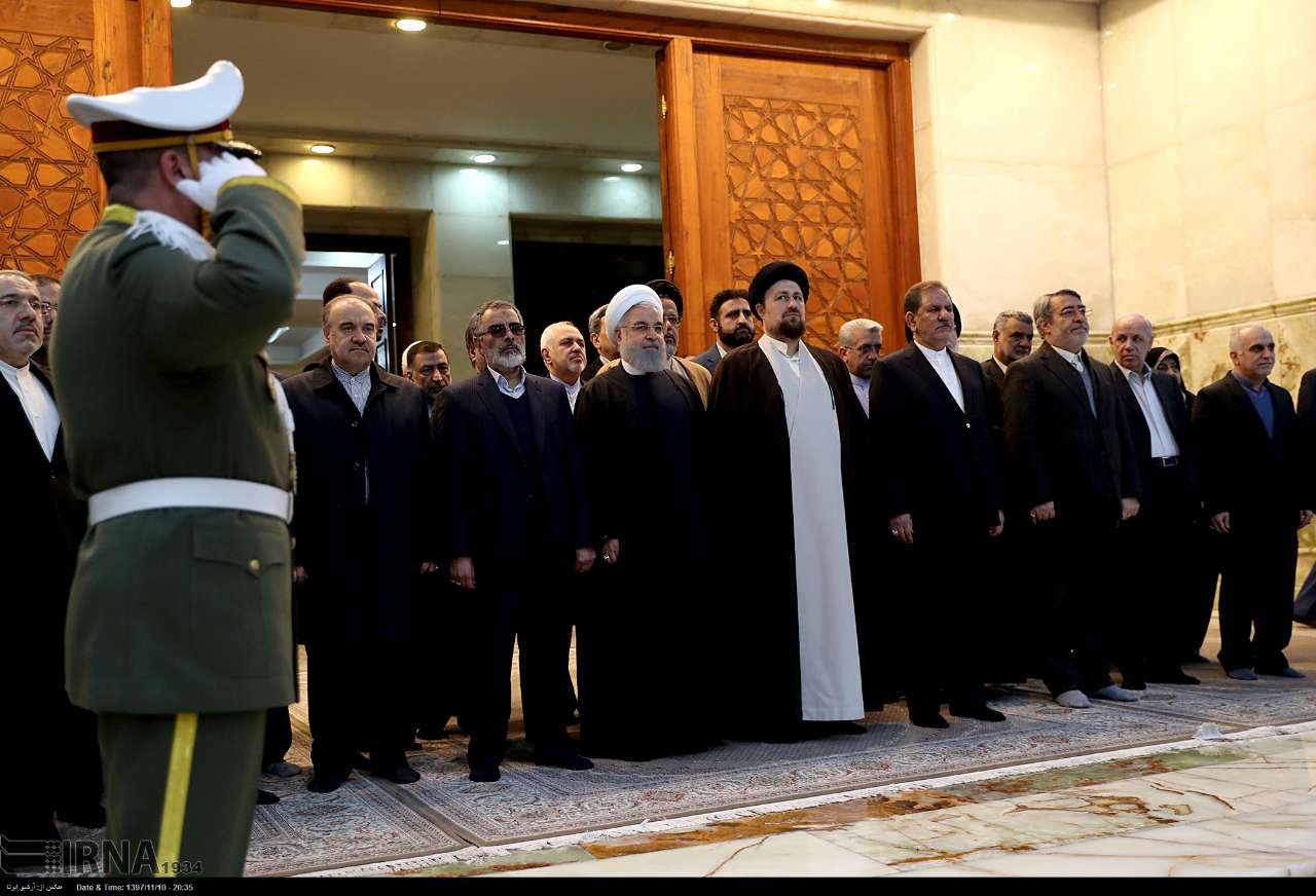 IRNA English - Iran cabinet members pay tribute to late founder of ...